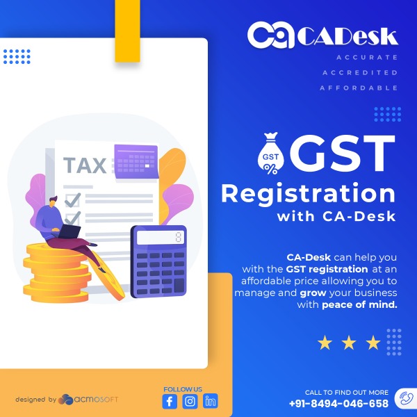GST Registration | CA Desk