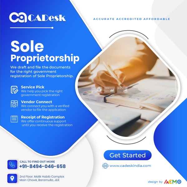 Sole Proprietorship | CA Desk